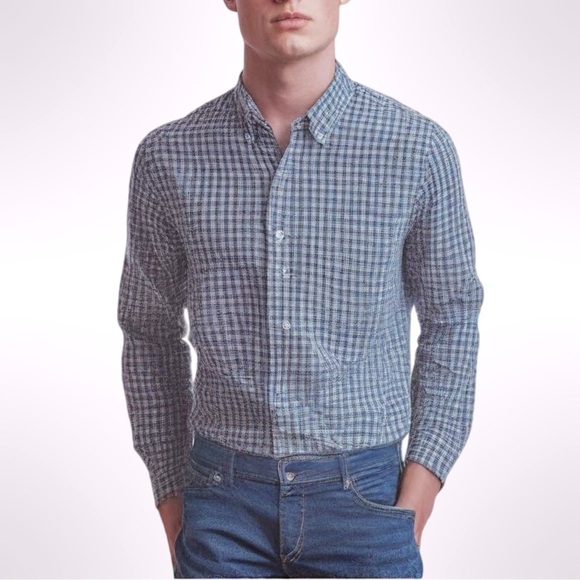 J. Crew | Shirts | Jcrew X Baird Mcnutt Slim Irish Linen Shirt In Dlav ...